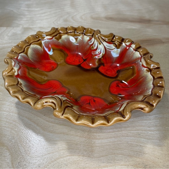 Vintage | Accents | Vintage Rare Midcentury Modern Lava Drip Glazed ...
